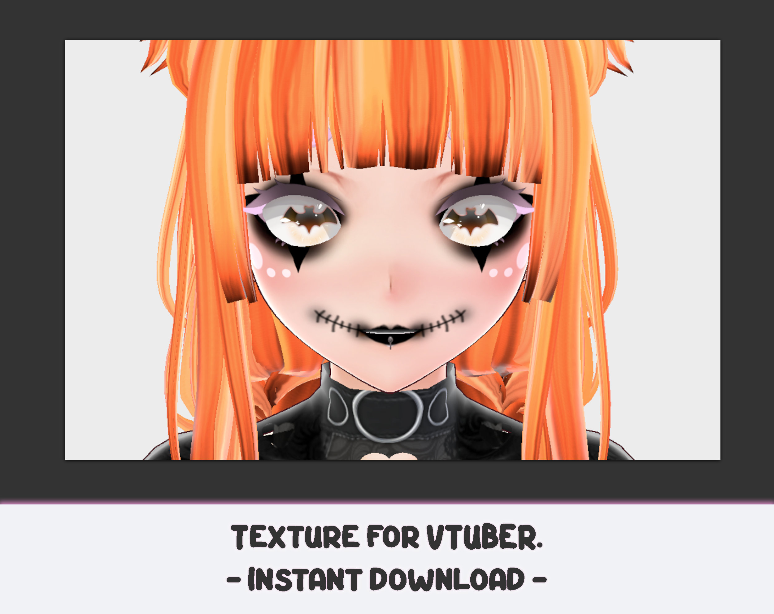 Halloween Makeup Texture Vroid Vtuber Pastel Streamer Cute Dreamy ...