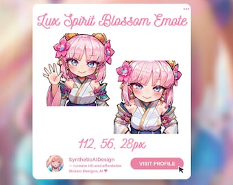 Lux Spirit Blossom Prestige Emote Twitch | Discord Emotes | League of ...