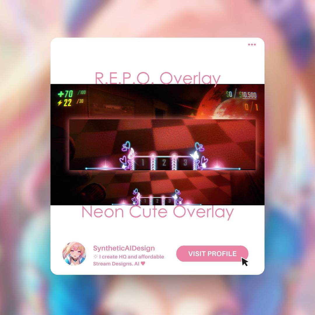 Ingame Layout | Overlay Game | Vtuber | Kawaii | Lace | Twitch Overlays ...