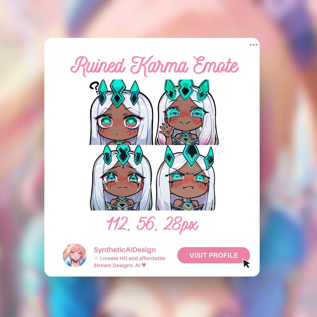 Karma Ruined Emote Twitch | Discord Emotes | League of Legends Emote ...