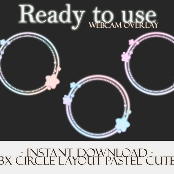 Webcam Circle Overlay - Etsy