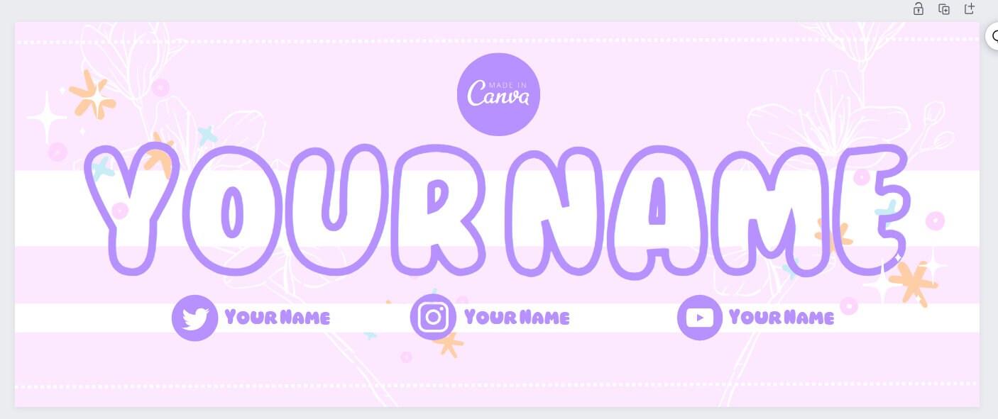 1x Twitch Banner Twitch Profile Banners Twitch Stream Banners Kawaii ...