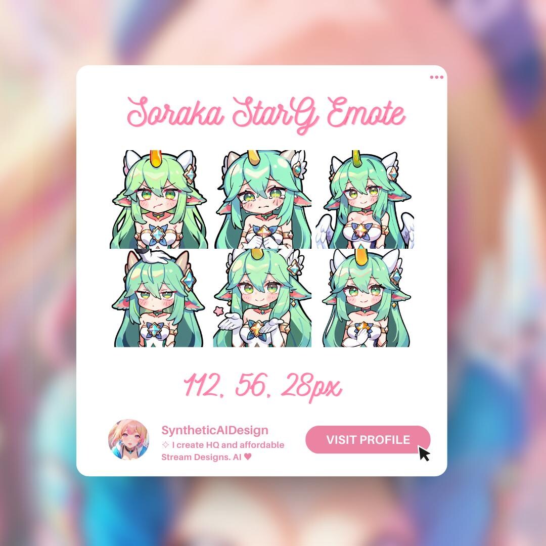 Soraka Star Guardian Emote Twitch | Discord Emotes | League of Legends ...