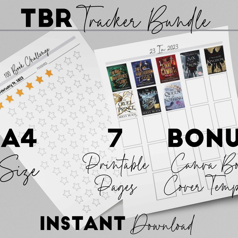 Printable Tbr List - Etsy