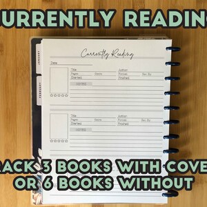 TBR Tracker Printable Bundle: Classic Happy Planner Inserts (PDF) - Etsy
