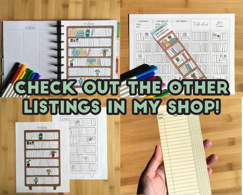 TBR Tracker Booktok Journal Insert Printable to Be Read List 2023 ...