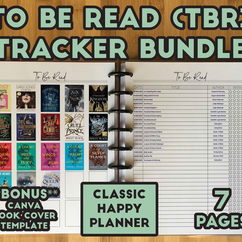 Blank Tbr Template - Etsy