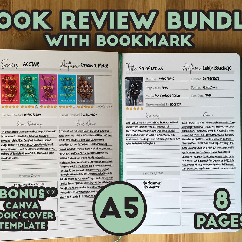 Book Review Free - Etsy