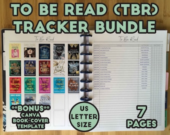 TBR Tracker, Checklist, Reading List - Etsy