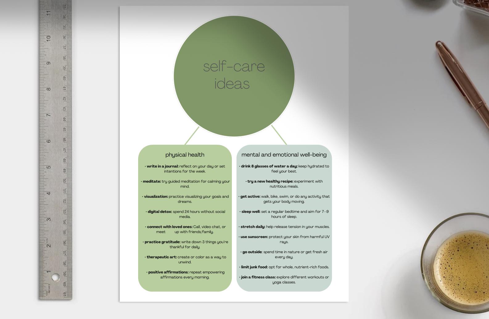 30-day Self-care Challenge Printable | Digital Wellness Journal for ...