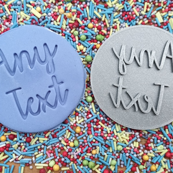 Personalized Cookie Stamp - Etsy
