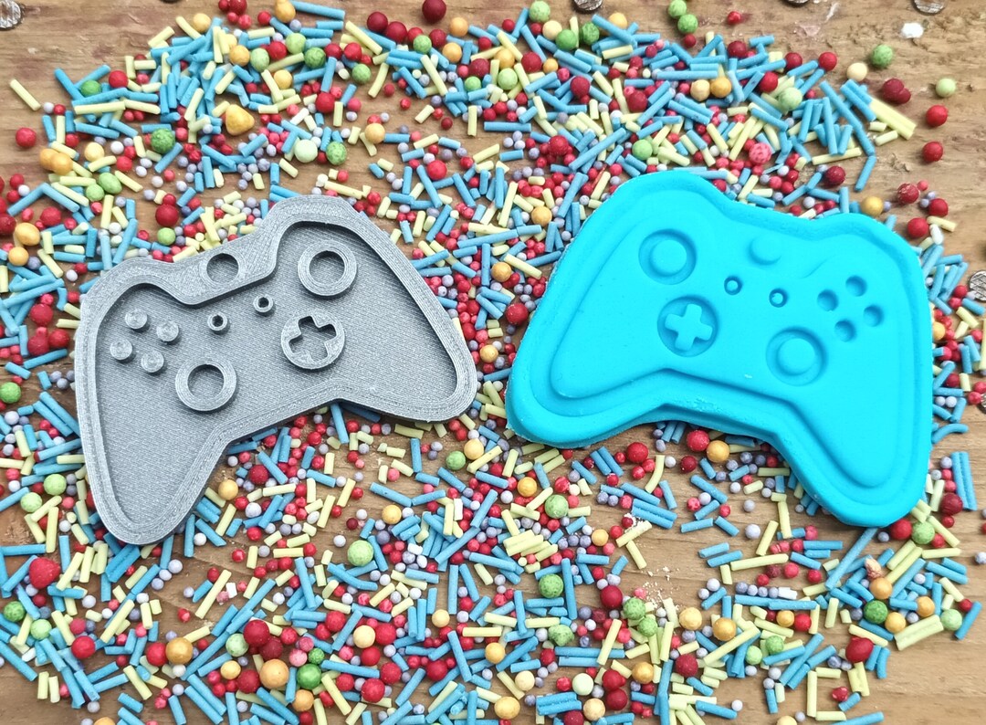 Gamer Controller Embosser Stamp - Personalized Icing Stamp - Cupcakes ...