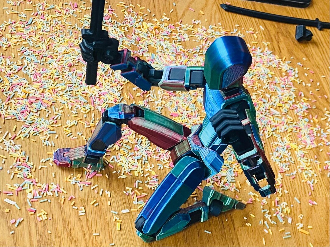 3D Printed Articulated Dummy 13 Action Figure- Available in a Variety ...