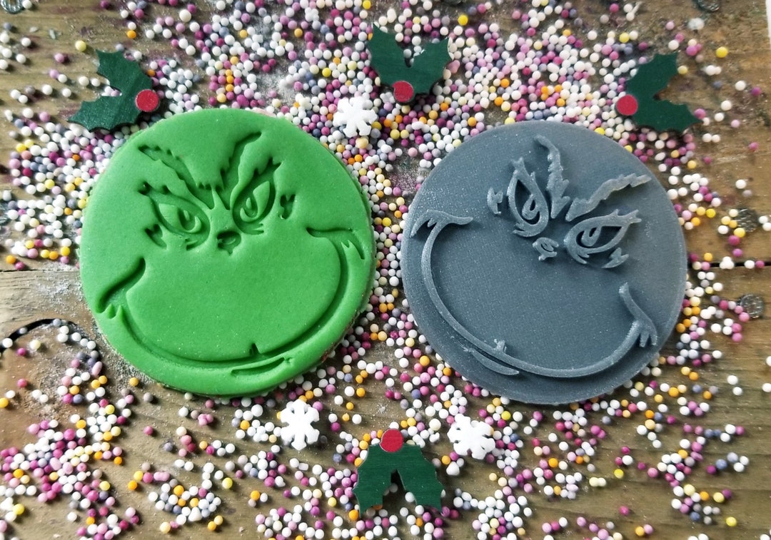 Christmas Grinchmas Embosser Stamp - Personalized Icing Stamp ...