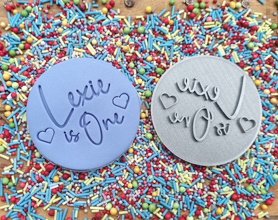 Personalised Birthday Embosser Stamp Personalised Icing | Etsy