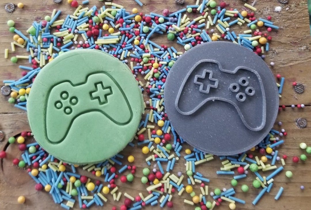 Gamer Controller Embosser Stamp - Personalized Icing Stamp - Cupcakes ...