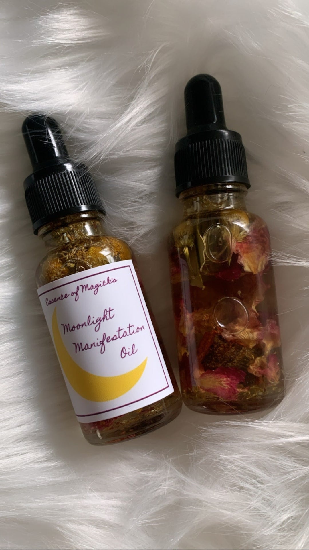 Anointing Oil, Manifestation Oil, Full Moon Ritual Oil, Intention Oil ...