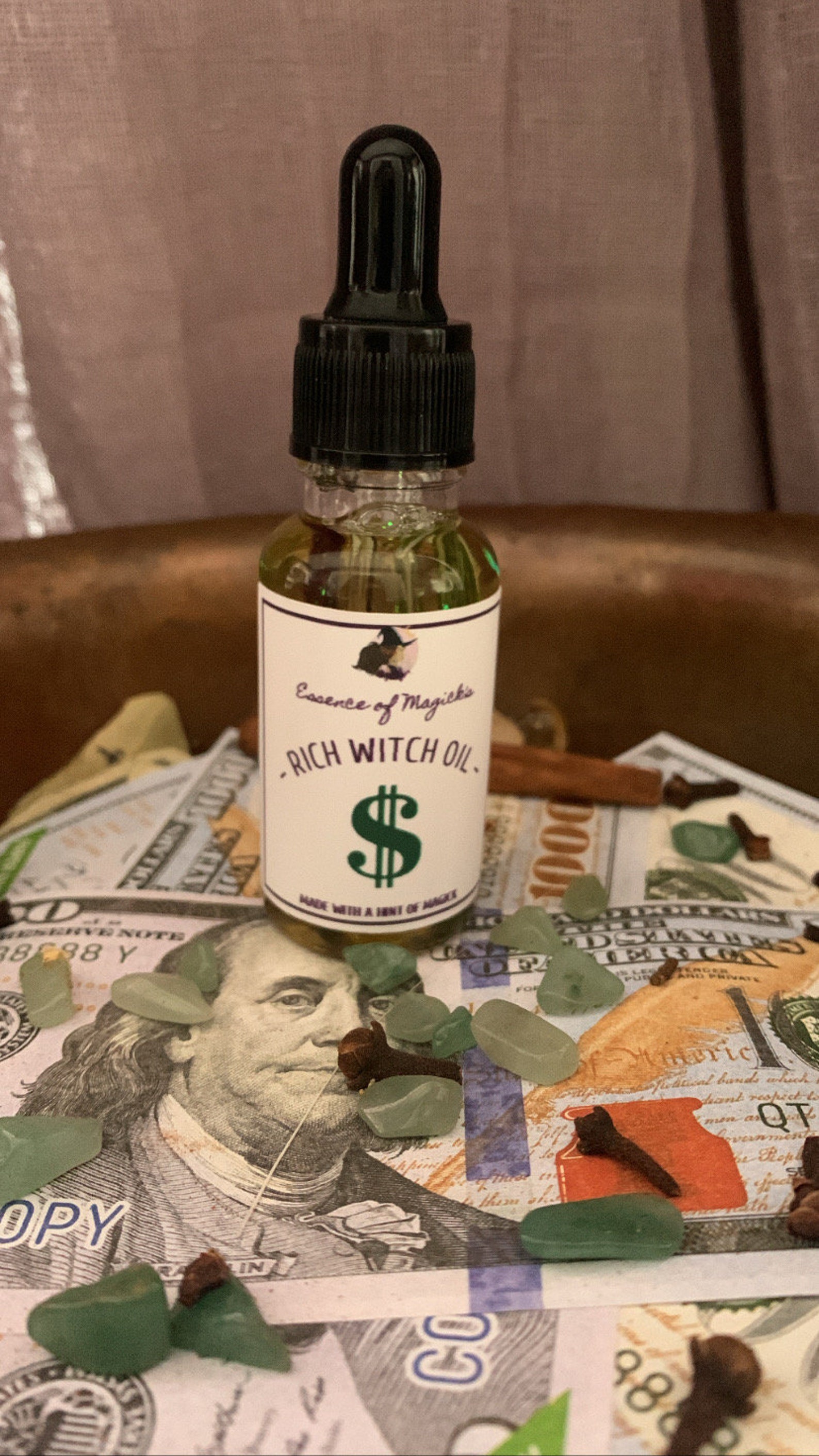 Prosperity Oil, Anointing Oil, Rich Witch Abundance Oil, Fast Cash ...