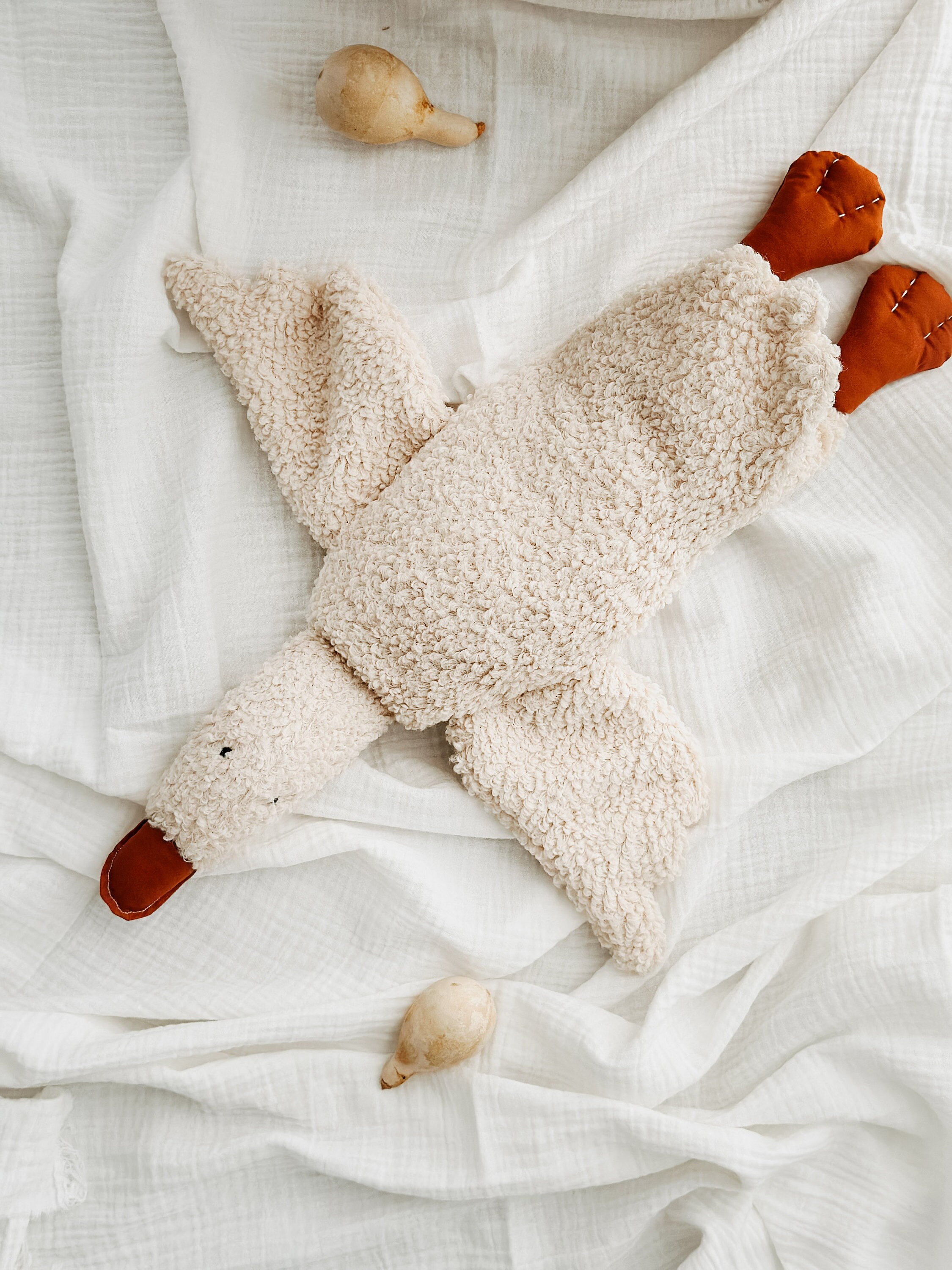 Baby Comforter, Goose Plush, Plush Toy, Goose Stuff Animal, Baby ...