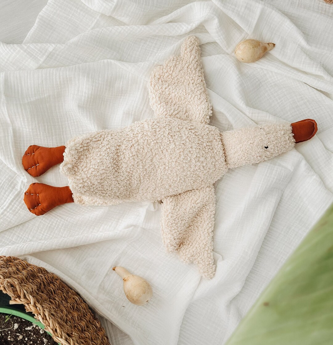 Baby Comforter, Goose Plush, Plush Toy, Goose Stuff Animal, Baby ...