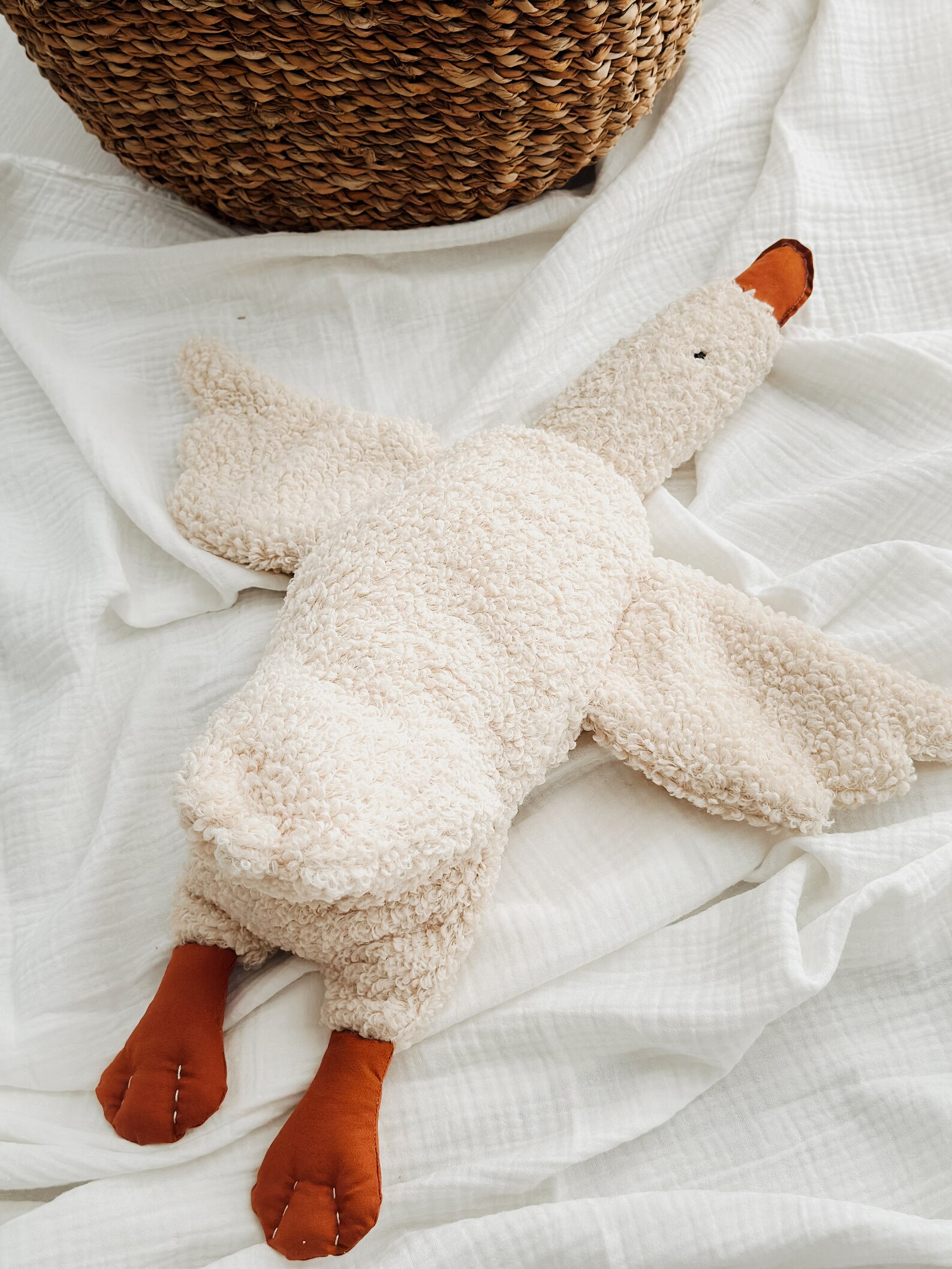 Baby Comforter, Goose Plush, Plush Toy, Goose Stuff Animal, Baby ...