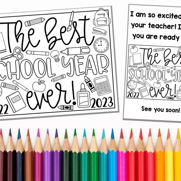 Coloring Postcards - Etsy