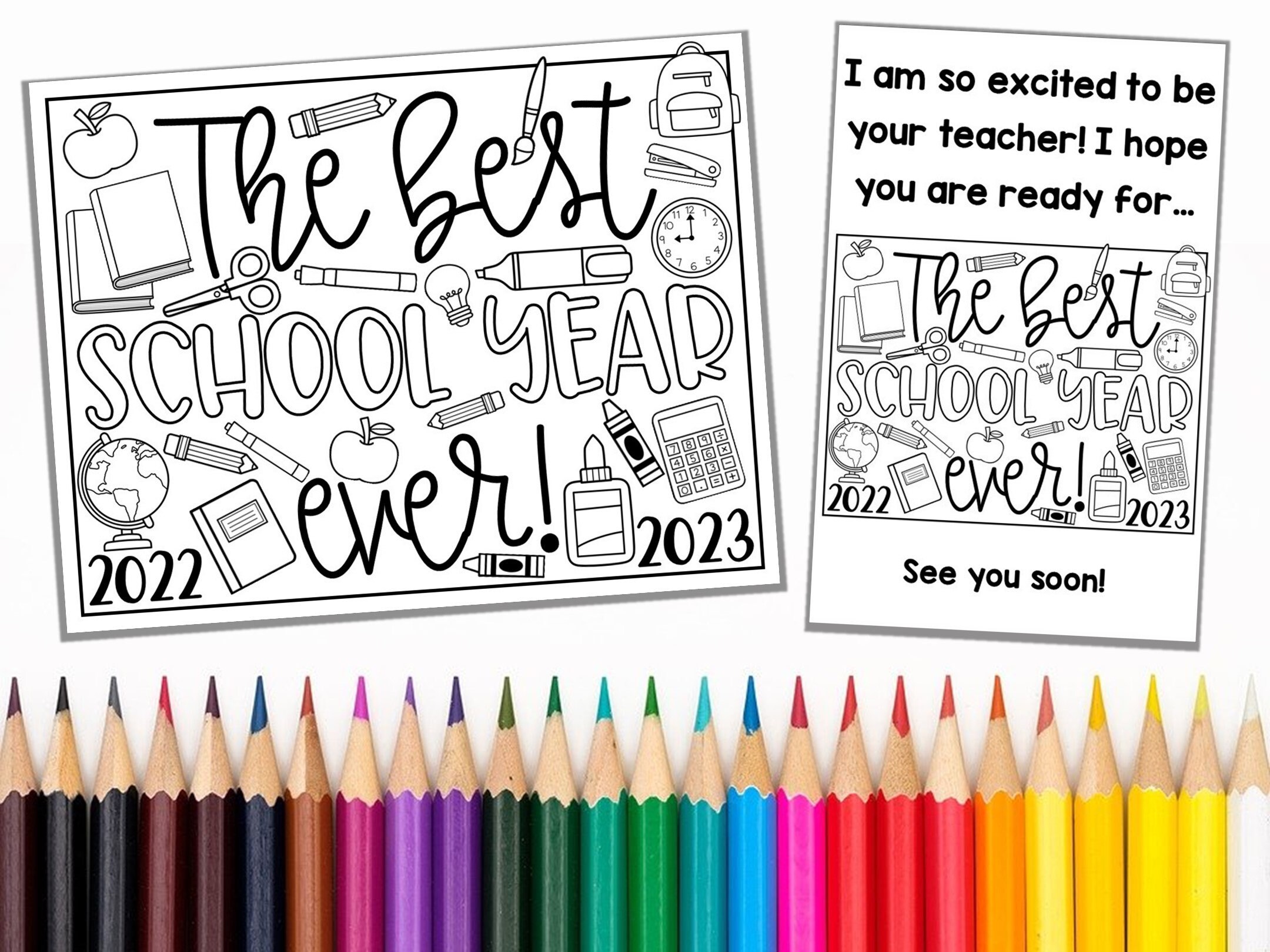 Back to School Postcards - Back to School Postcards - Editable Back to ...