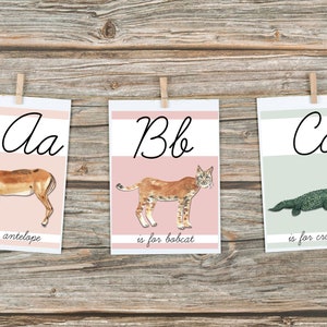 Neutral Alphabet Posters - Cursive & Print - Etsy