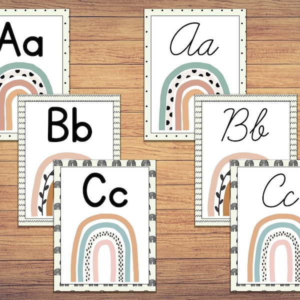Cursive Alphabet - Etsy