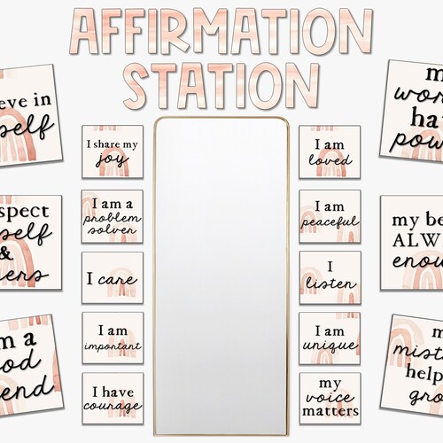 Affirmation Station Positive Affirmation Cards Classroom - Etsy