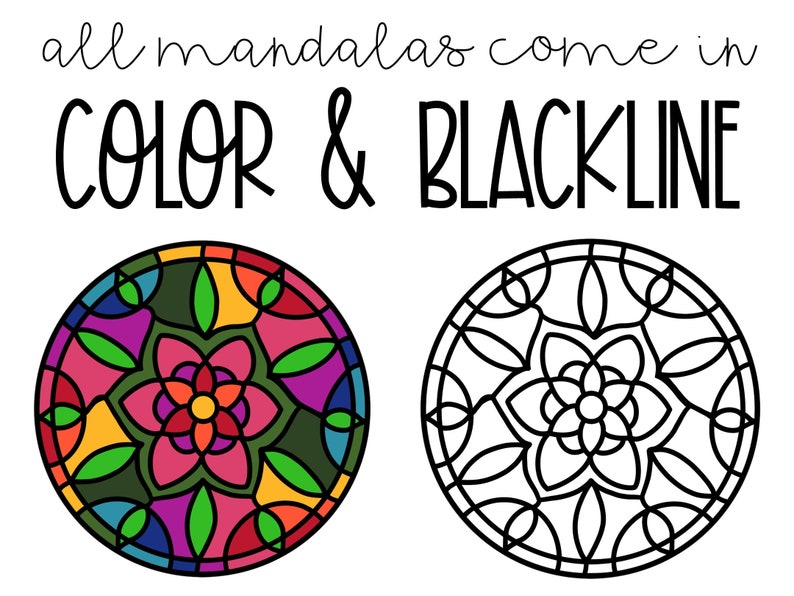 Mandala Clip Art - Color & Transparent PNG Clipart Images - Coloring ...
