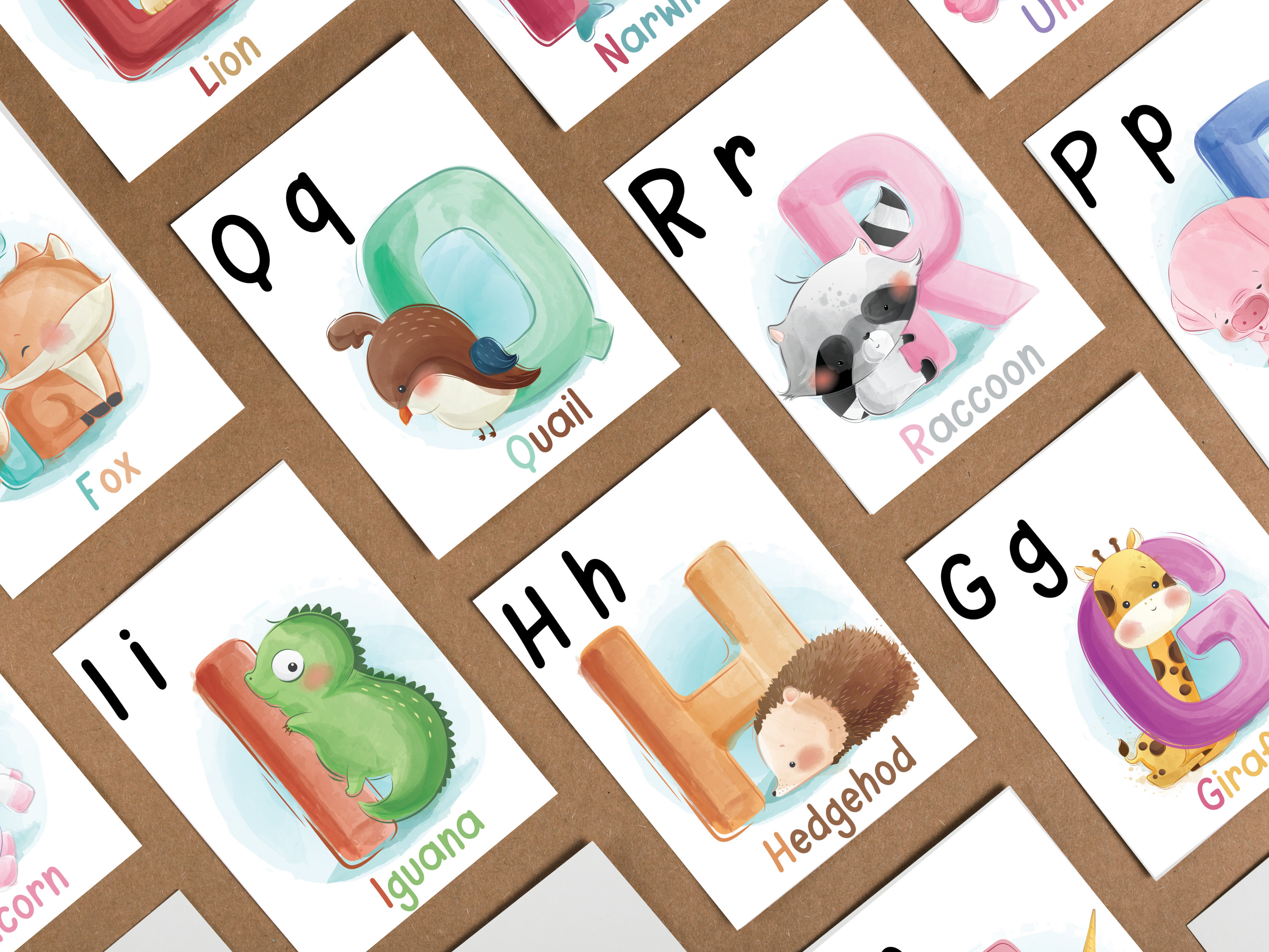 Animal Alphabet Poster • ABC Poster Printable • Digital Download ...