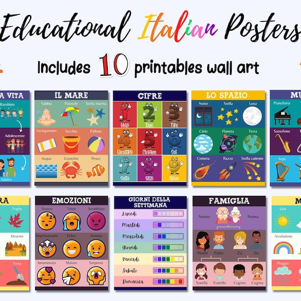 Italian Classroom - Etsy