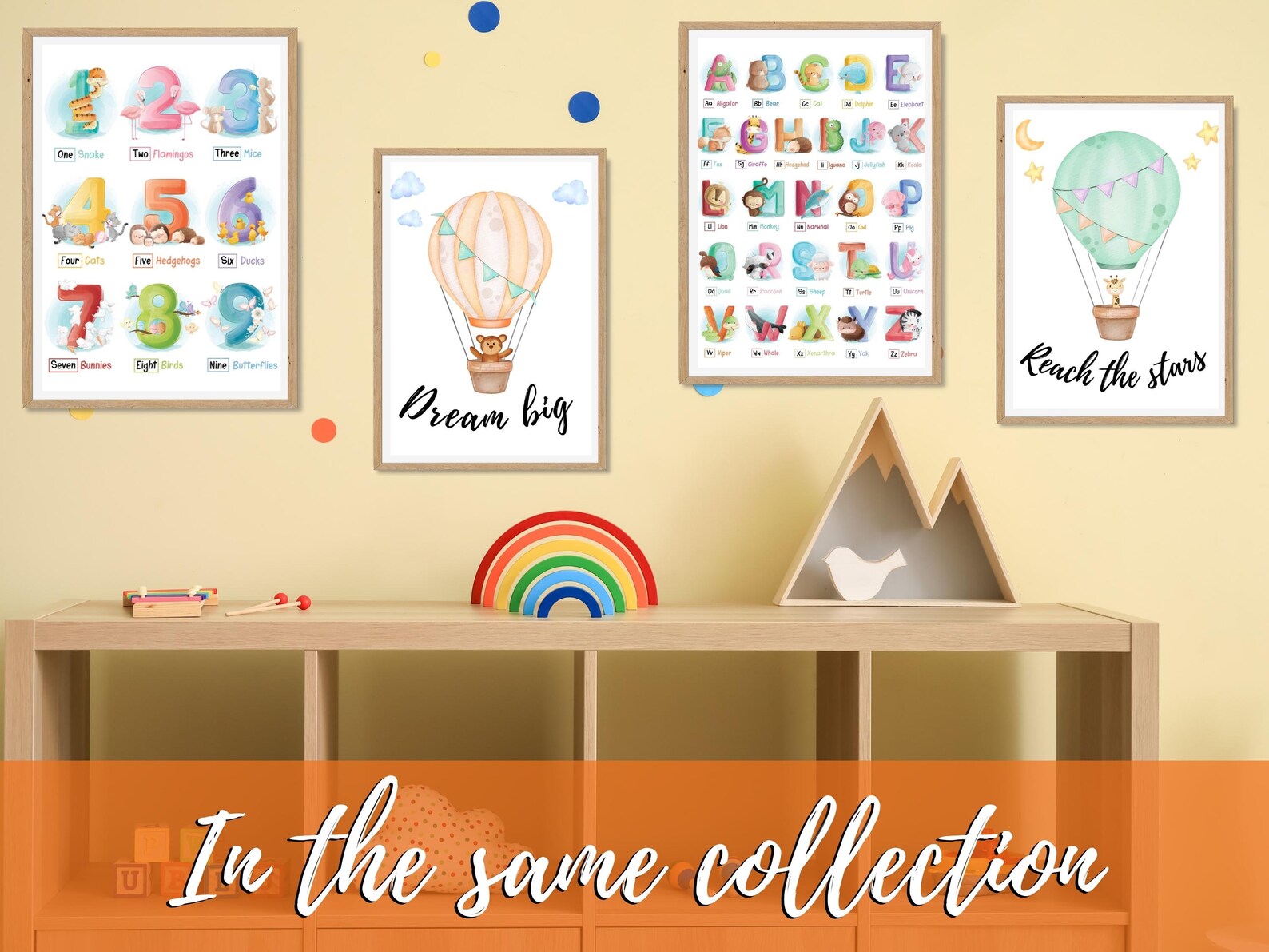 Animal Alphabet Poster ABC Poster Printable Digital - Etsy