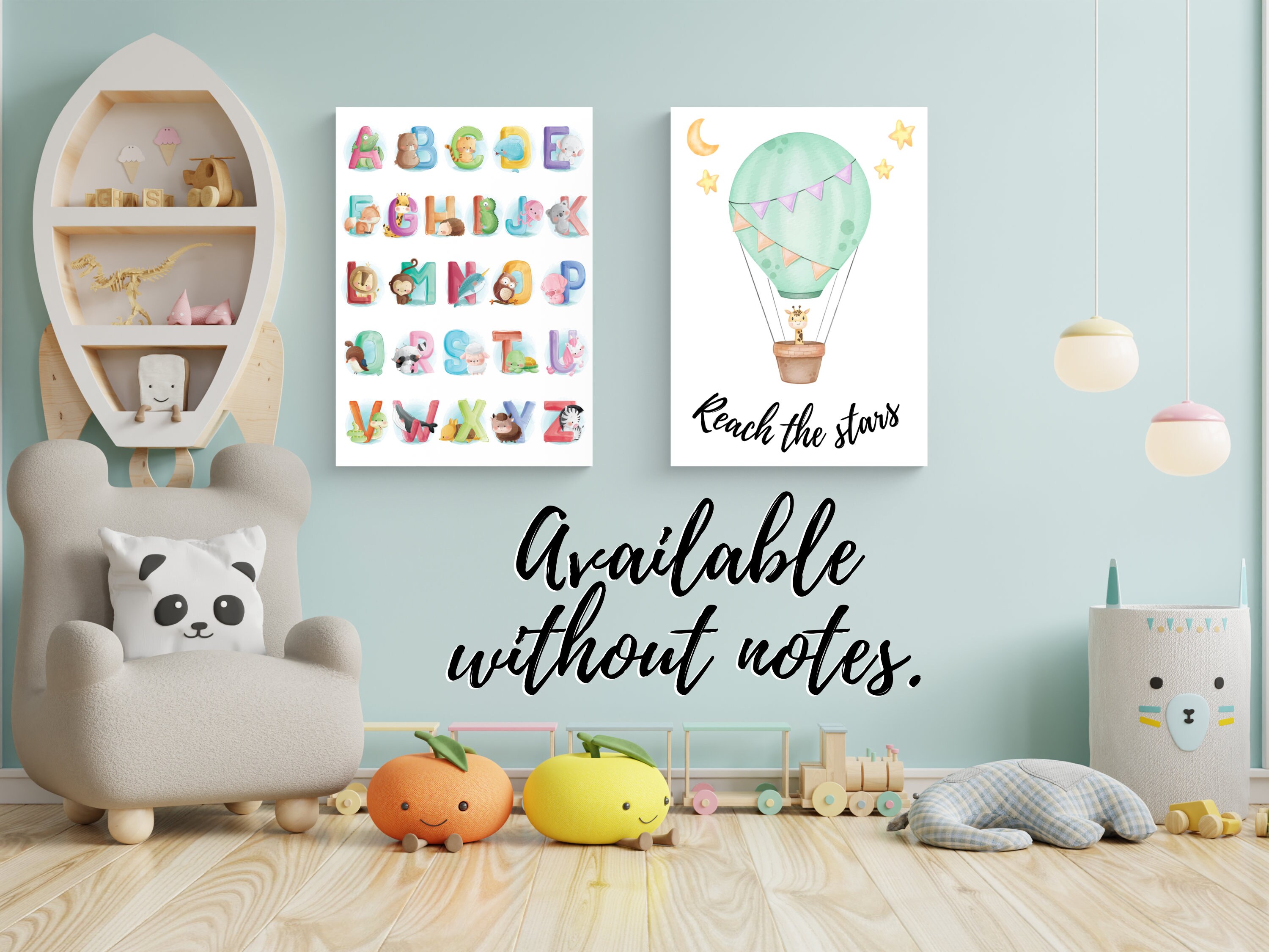 Animal Alphabet Poster ABC Poster Printable Digital - Etsy
