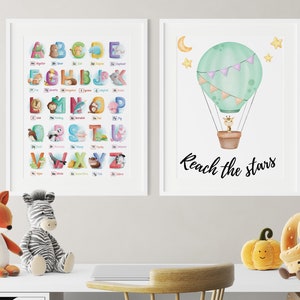 Animal Alphabet Poster • ABC Poster Printable • Digital Download ...