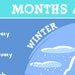 MONTHS of the Year & Four SEASONS POSTER • Montessori Educational ...