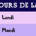DAYS of the WEEK Poster JOURS De La Semaine • French Educational Poster ...