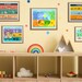 Italian Educational Posters, Set of 13 Playroom Prints for Kids and ...