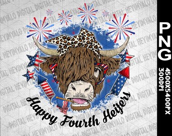 4th of July Cow | Etsy