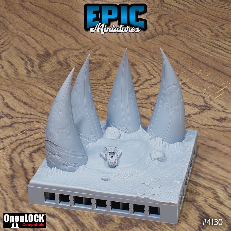 Bone Dry Desert Tiles, Floor Set 3 (openlock) - Epic Miniatures - Etsy