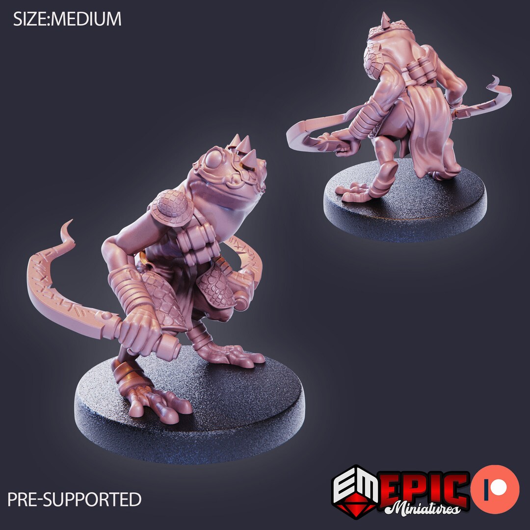 Poison Frog Folk (3 Variants Available) - Epic Miniatures - Etsy