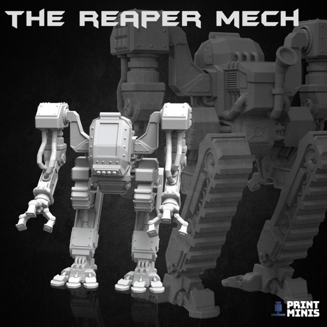 Reaper Mech (4 Variants Available) - Print Minis - Etsy