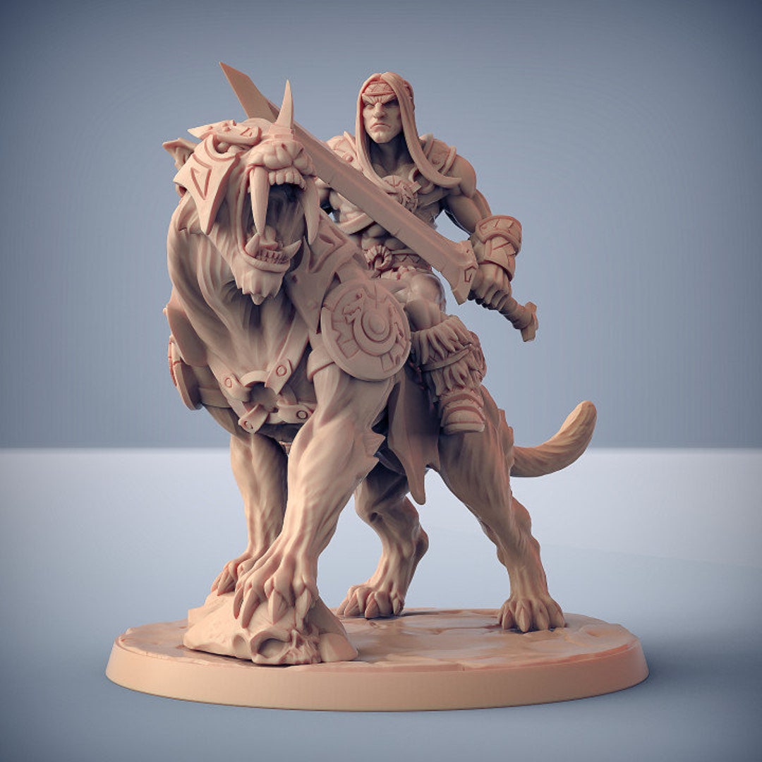 Smilodon Rider A (2 Variants Available) - Artisan Guild - Etsy
