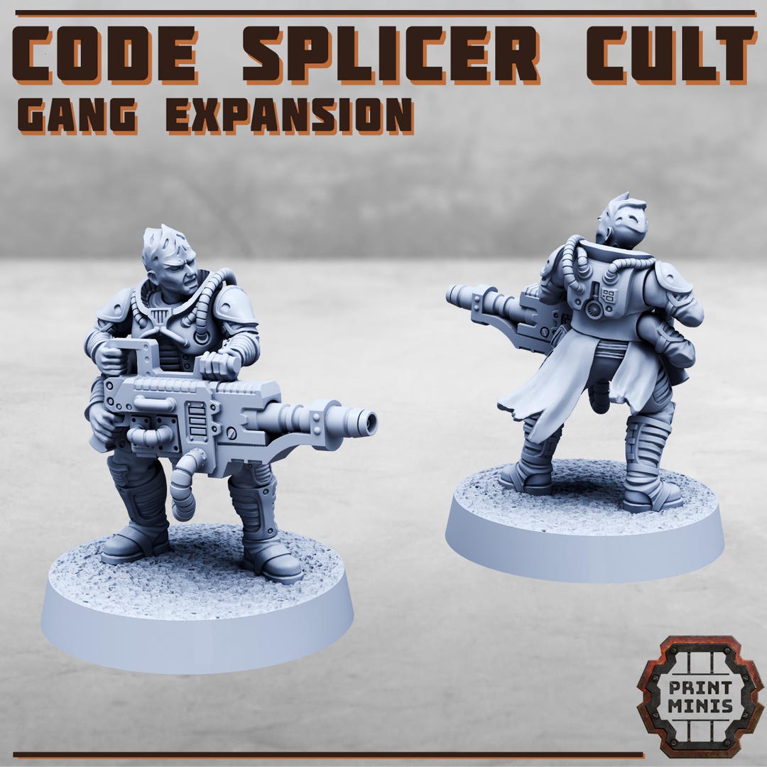 Code Splicer Cult, Set 2 (5 Variants Available) - Print Minis - Etsy
