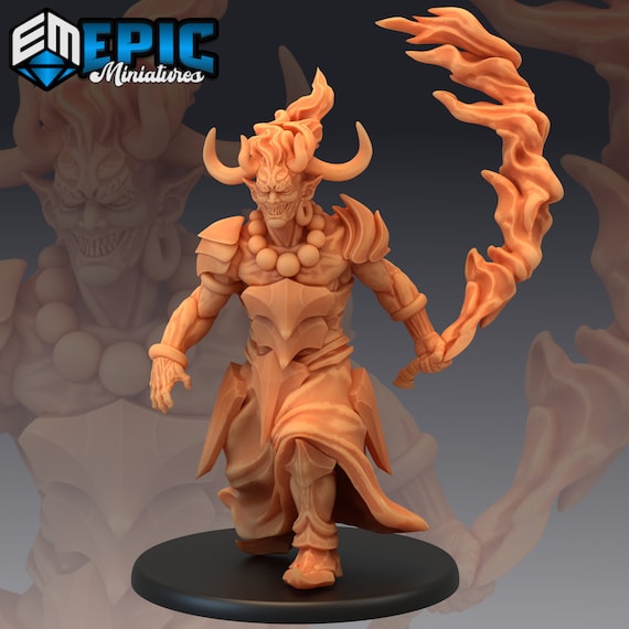 Resin Epic Miniatures DnD Miniature Efreeti Large Role Playing ...