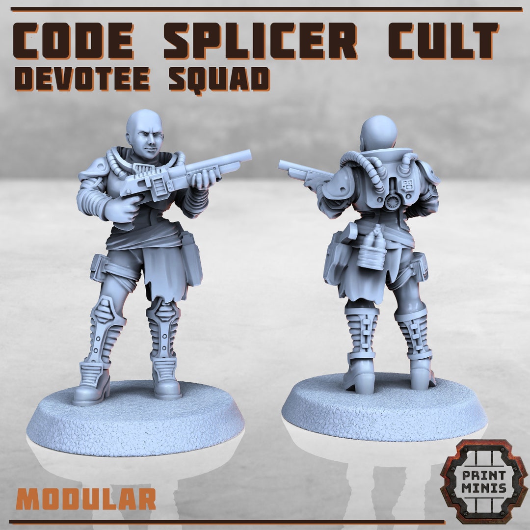 Code Splicer Cult (4 Variants Available) - Print Minis - Etsy