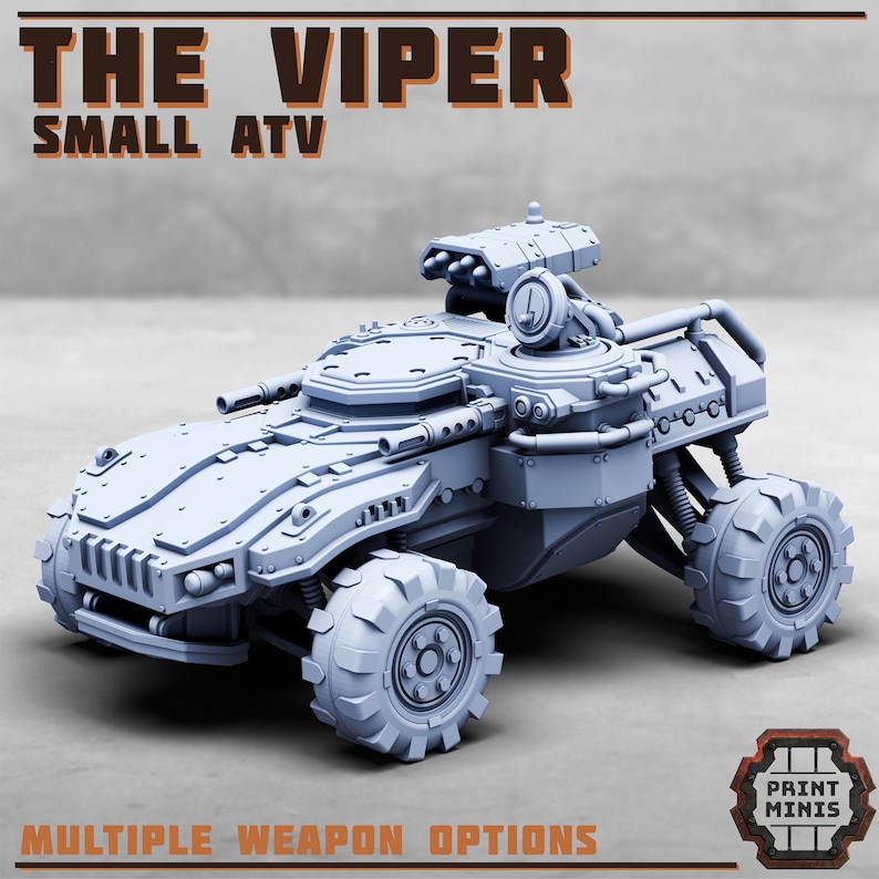 The Viper ATV (3 Variants Available) - Print Minis - Etsy