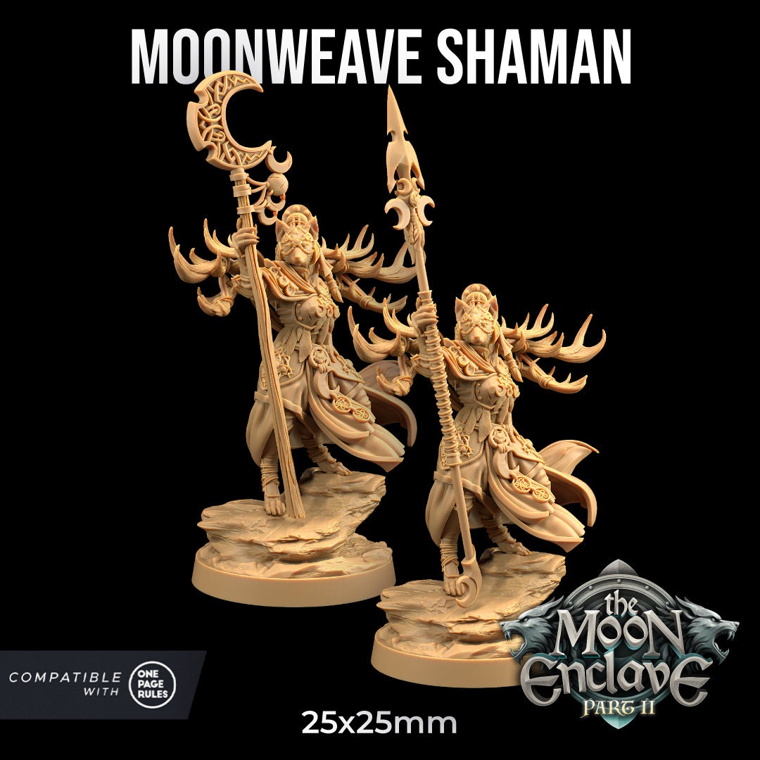 Moonweave Shamans (2 Variants Available) - Dragon Trapper's Lodge - Etsy