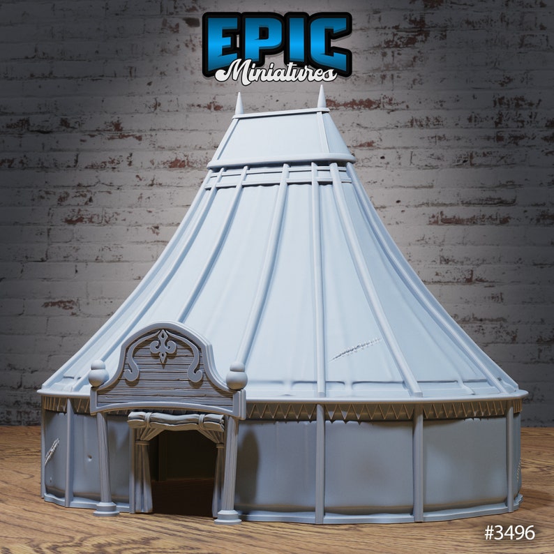 Carnival Tents, Terrain Set - Epic Miniatures - Etsy